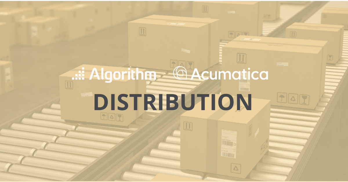 Acumatica Distribution Edition